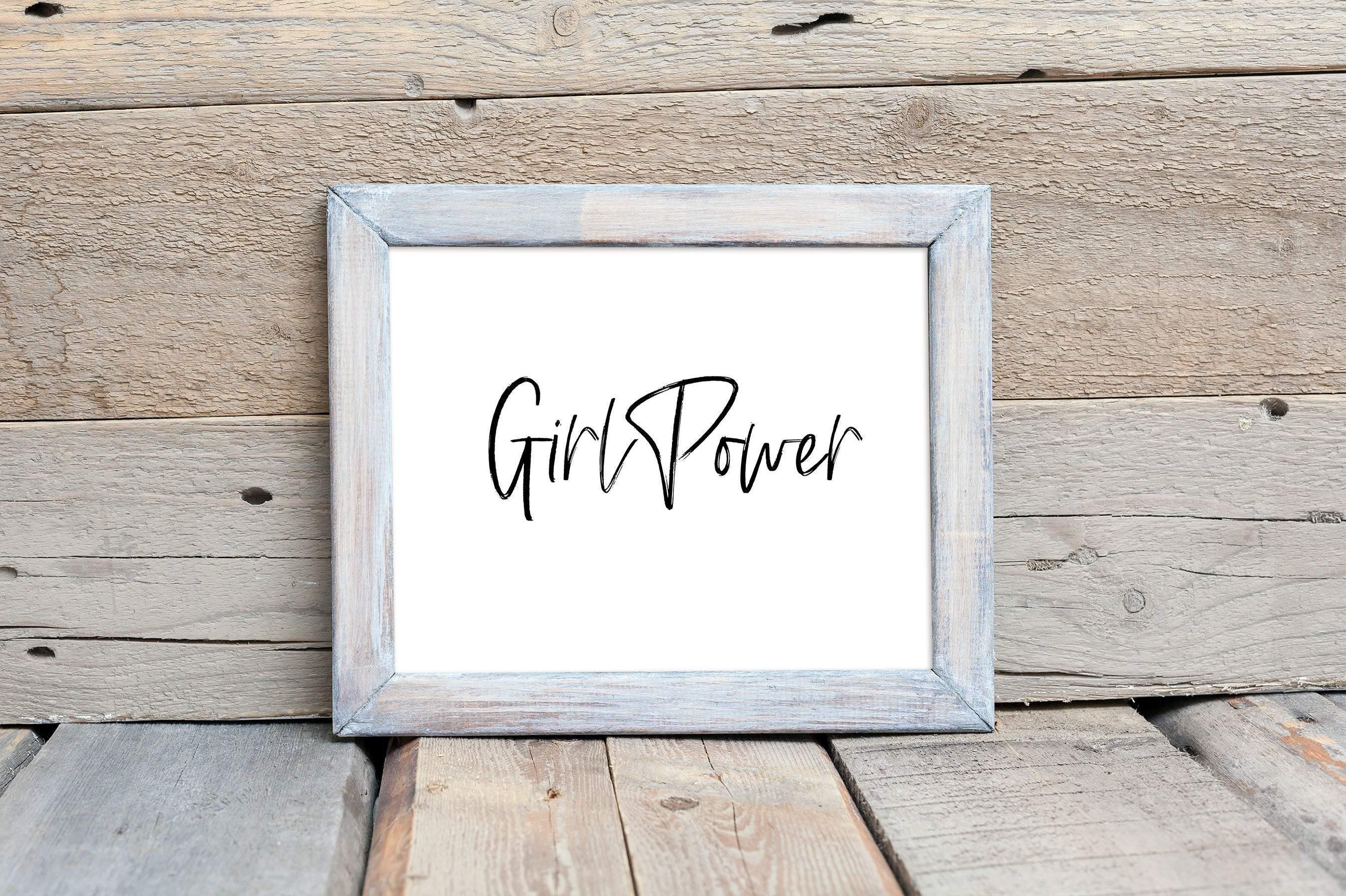 Wall Quote - "Girl Power" – Sweet Summer Designs